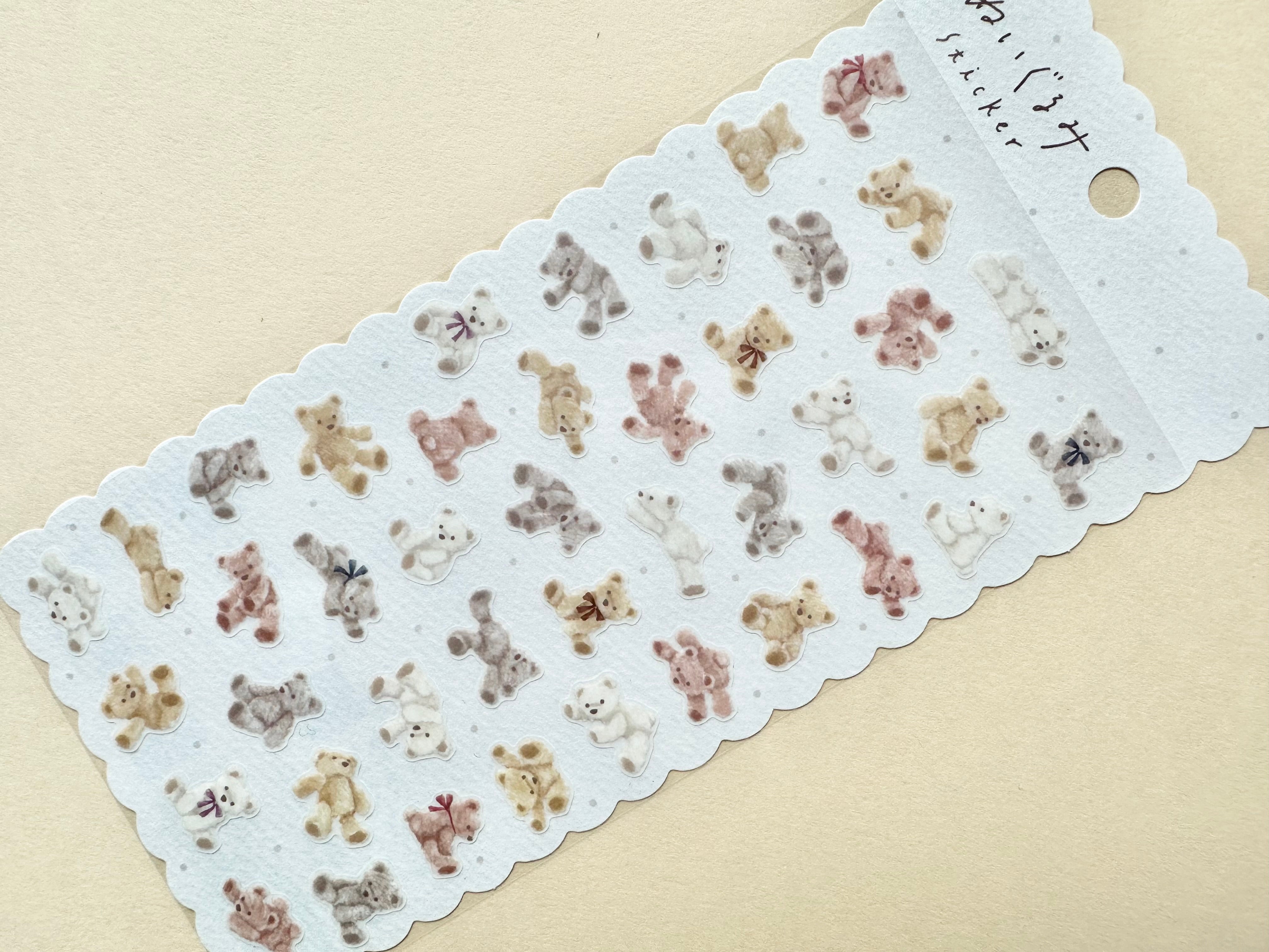 Plush Sticker Bjørn – FinetingfraJapan
